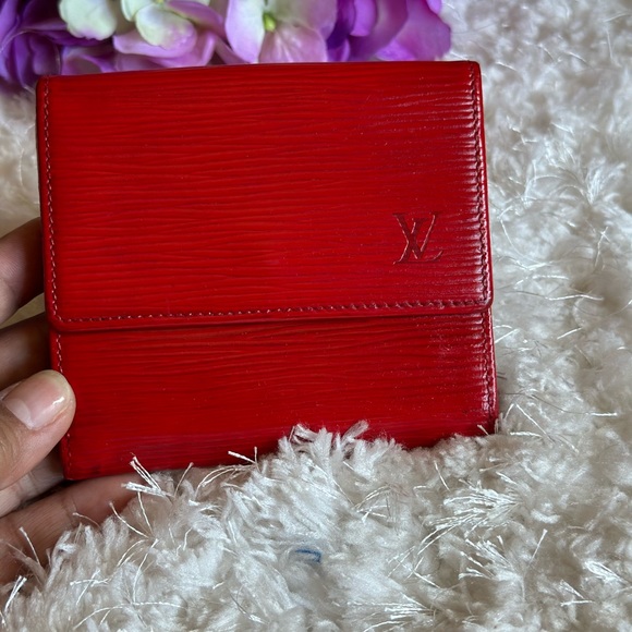 Bags | Louis Vuitton Epi Trifold Wallet | Poshmark